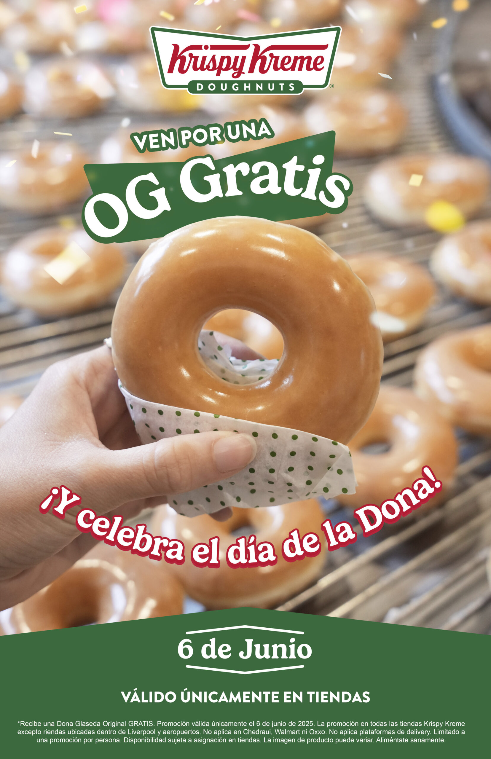 Krispy Kreme® Celebra El Día De La Dona 2025 Con Donas Gratis Y Sorpresas En Todo México ...